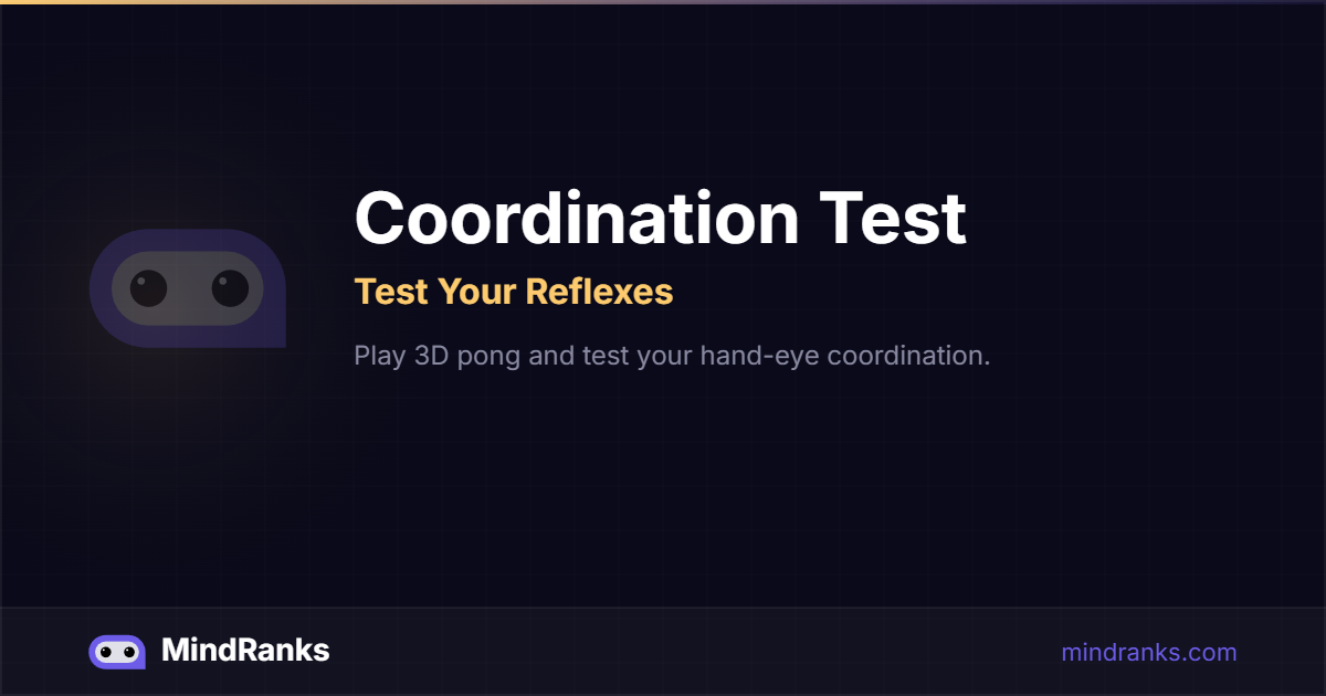 Hand-Eye Coordination Test - Test Your Reflexes | MindRanks
